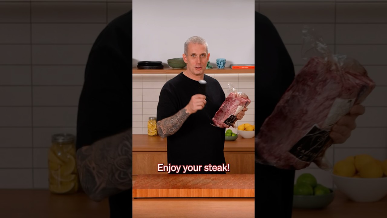 So you pepper your steaks? 🥩 | Andy Cooks